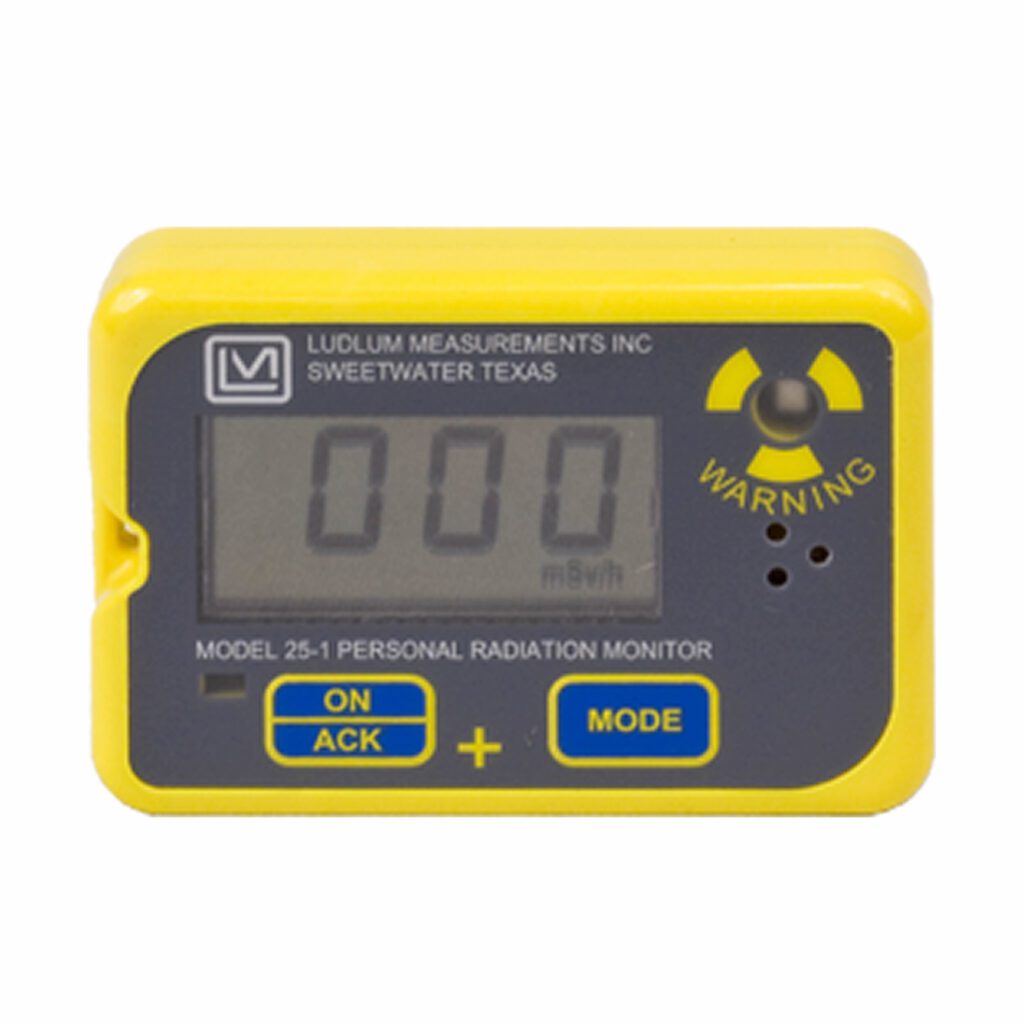 Monitor personal de radiación Ludlum modelo 25-1 - Cole